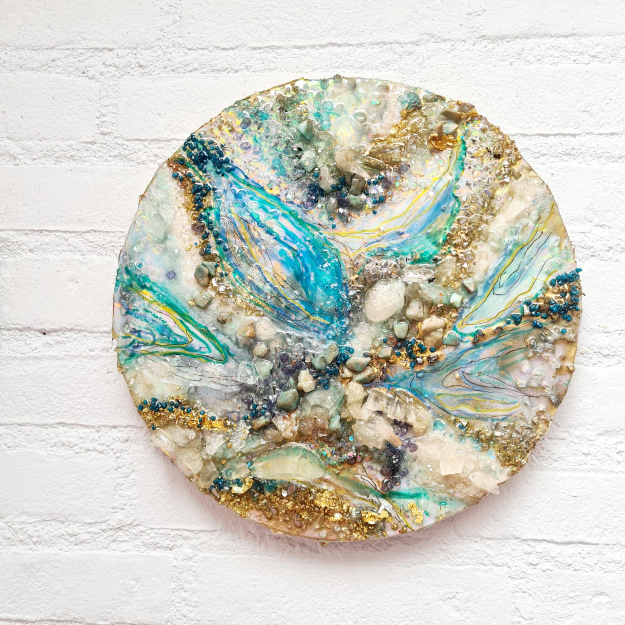 Kristal geode art - Jacqueline van de Koevering